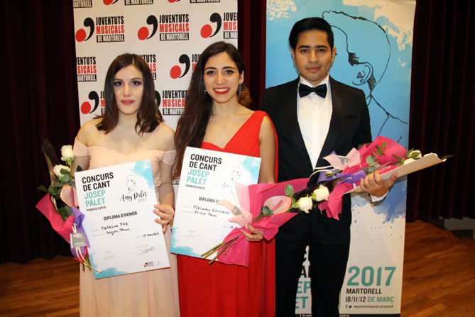 La soprano Mercedes Gancedo, guanyadora del Concurs de Cant Josep Palet ...